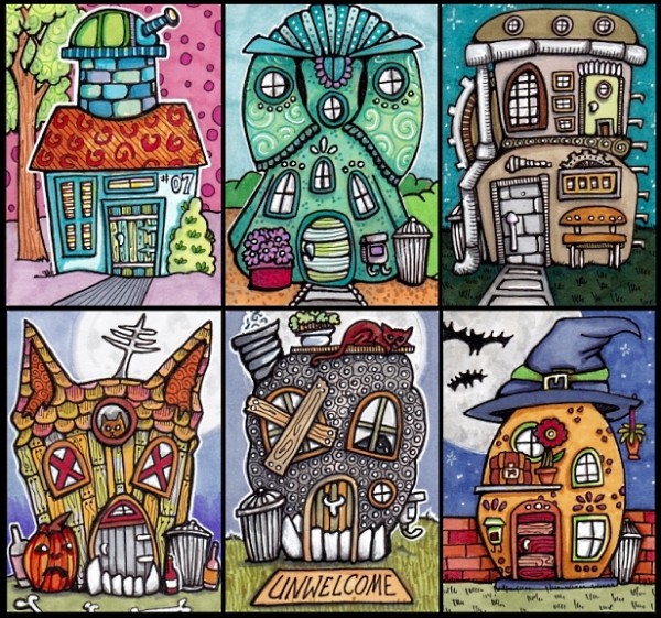 It’s Tiny Houses Time Again! | The Slumbering Herd Art Blog