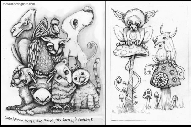 Pencil drawing | The Slumbering Herd Art Blog